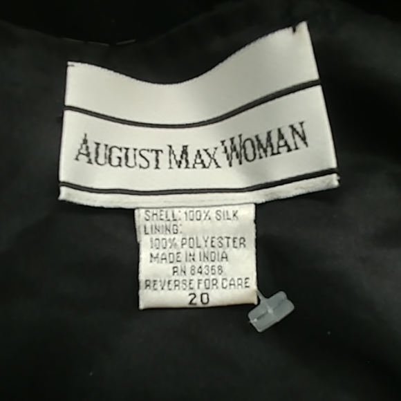 August Max | Jackets & Coats | August Max Woman Silk Beaded Jacket 2 ...